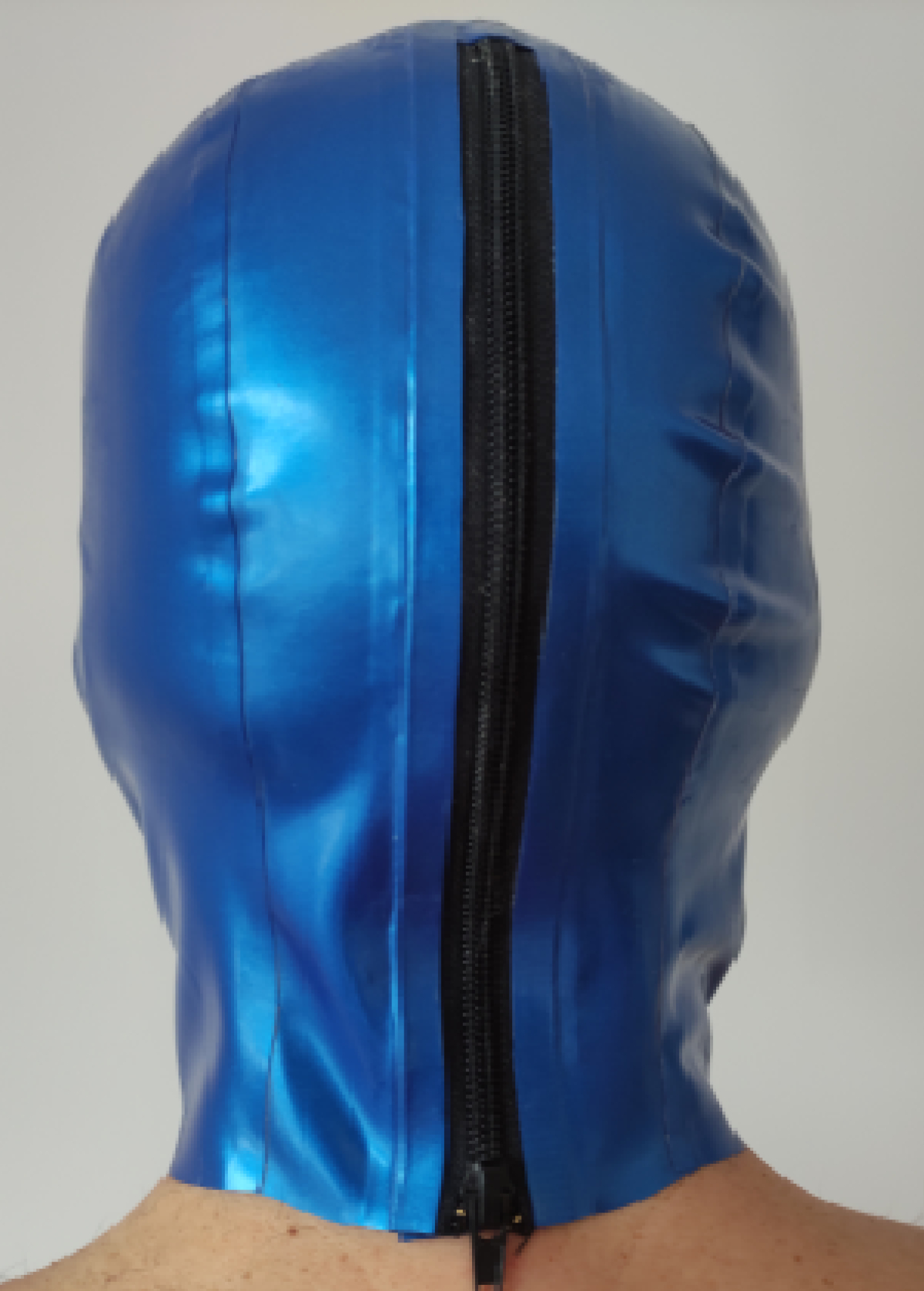 Azure Hero Latex Mask – KinkFox